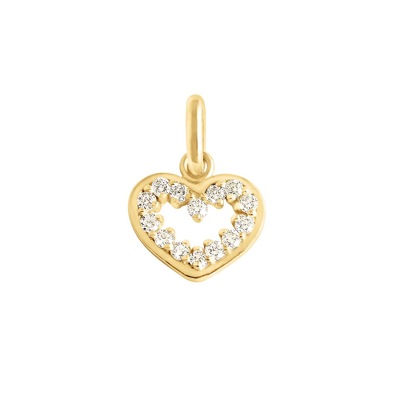 Heart Supreme diamond pendant, Yellow Gold – Gigi Clozeau - Jewelry